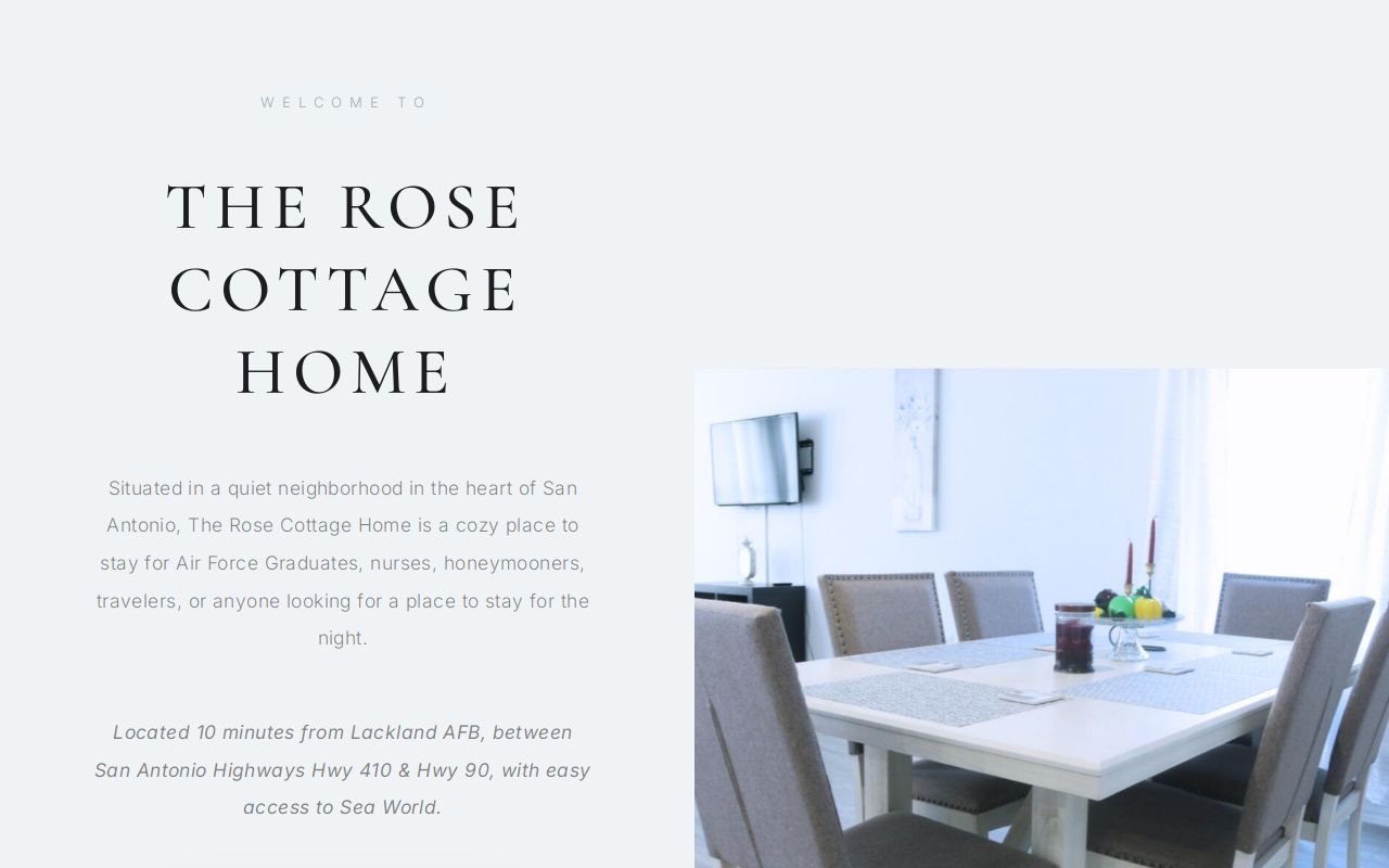 The Rose Cottage Home